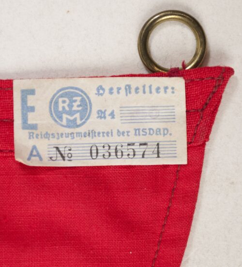 SA pennant with RZM paper label