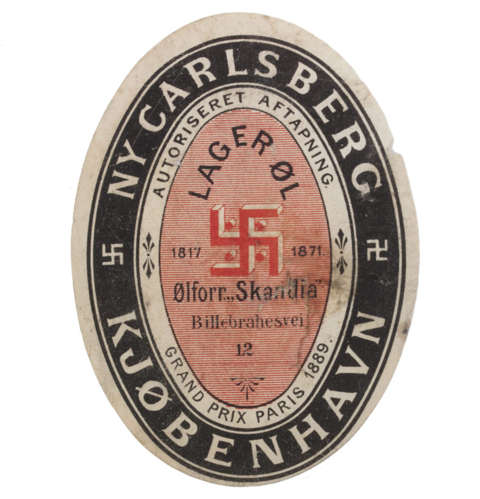 (Denmark) Carlsberg beer label very old – probably 1920’s