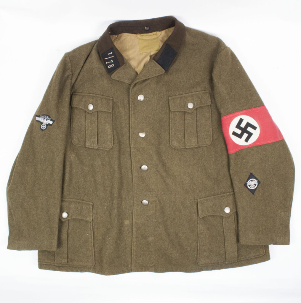 NSKK tunic Sturm 2, Standarte 78 “2/78” with armband and arm insignias