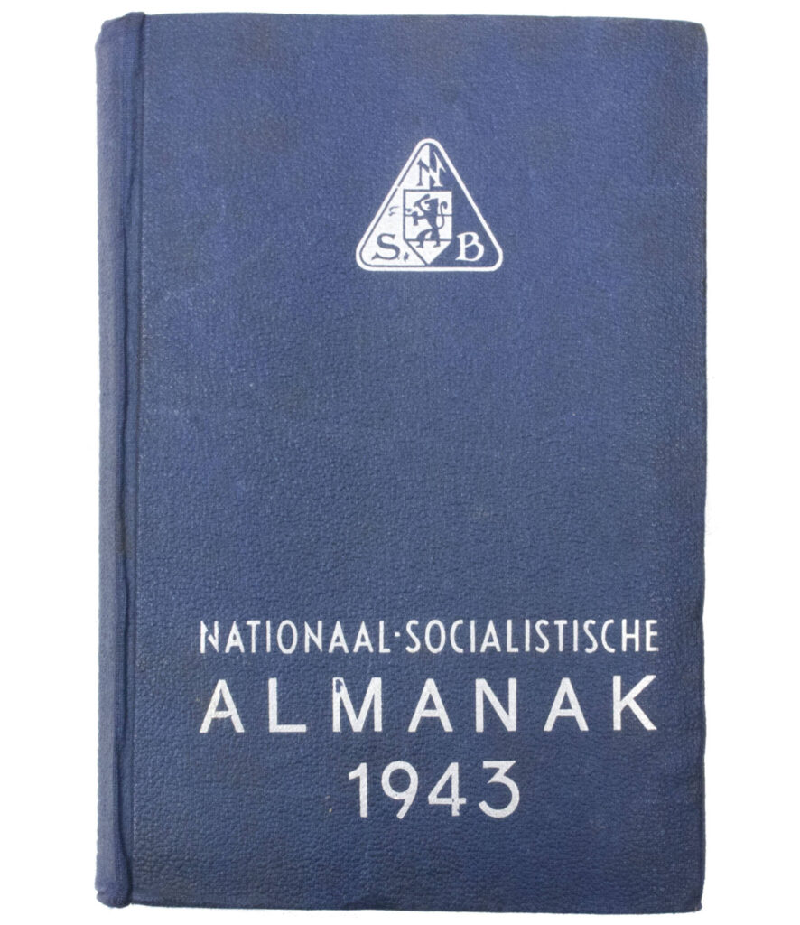 (NSB) Almanak 1943 complete with the very rare foldable chart of the ...