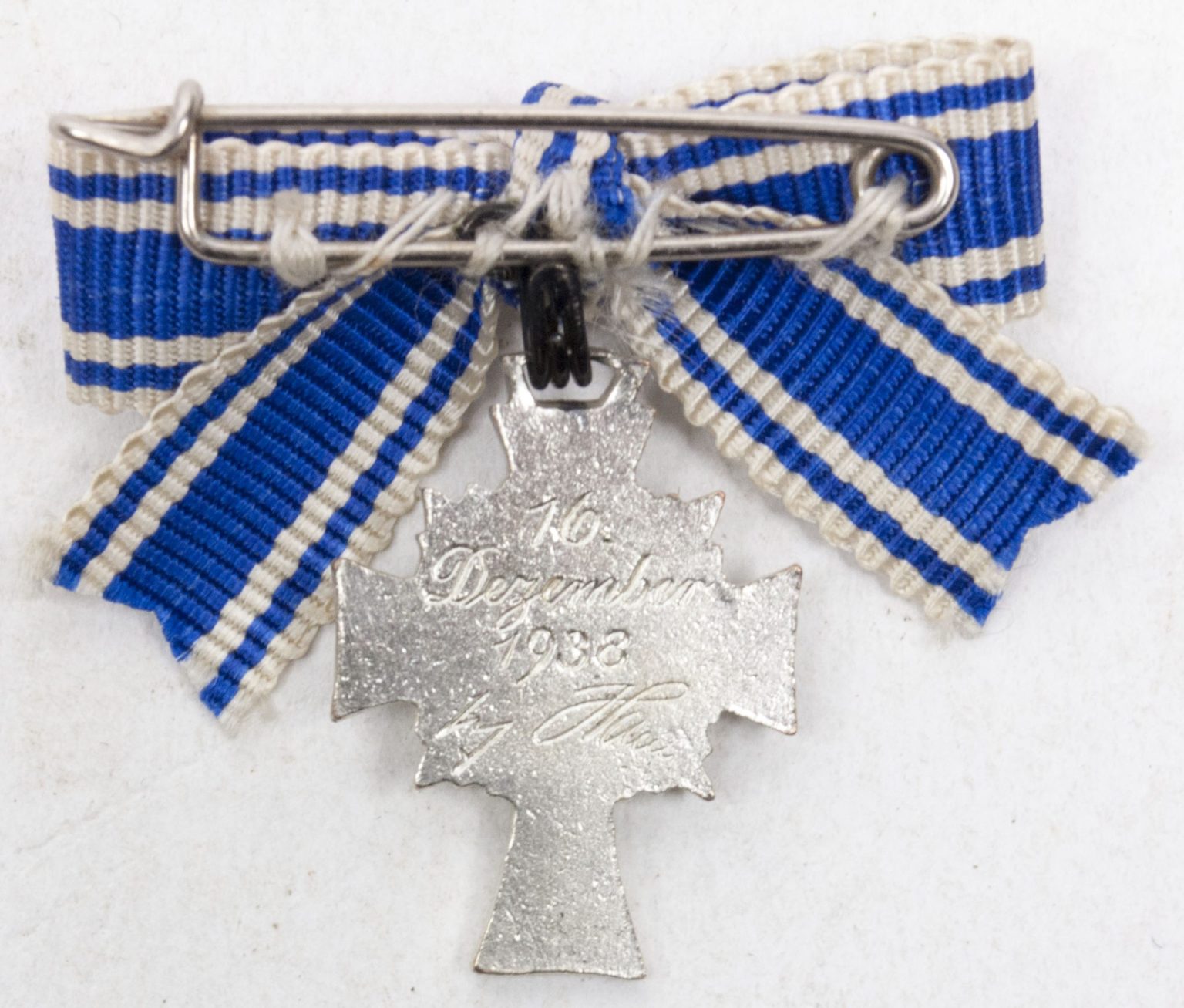 Miniature Mutterkreuz/Mothers cross in silver