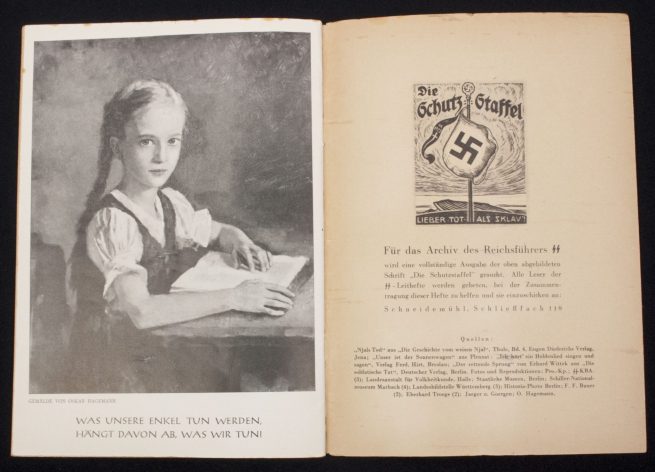 (Brochure) SS-Leitheft 10. Jahrgang. Heft 1 (1944)