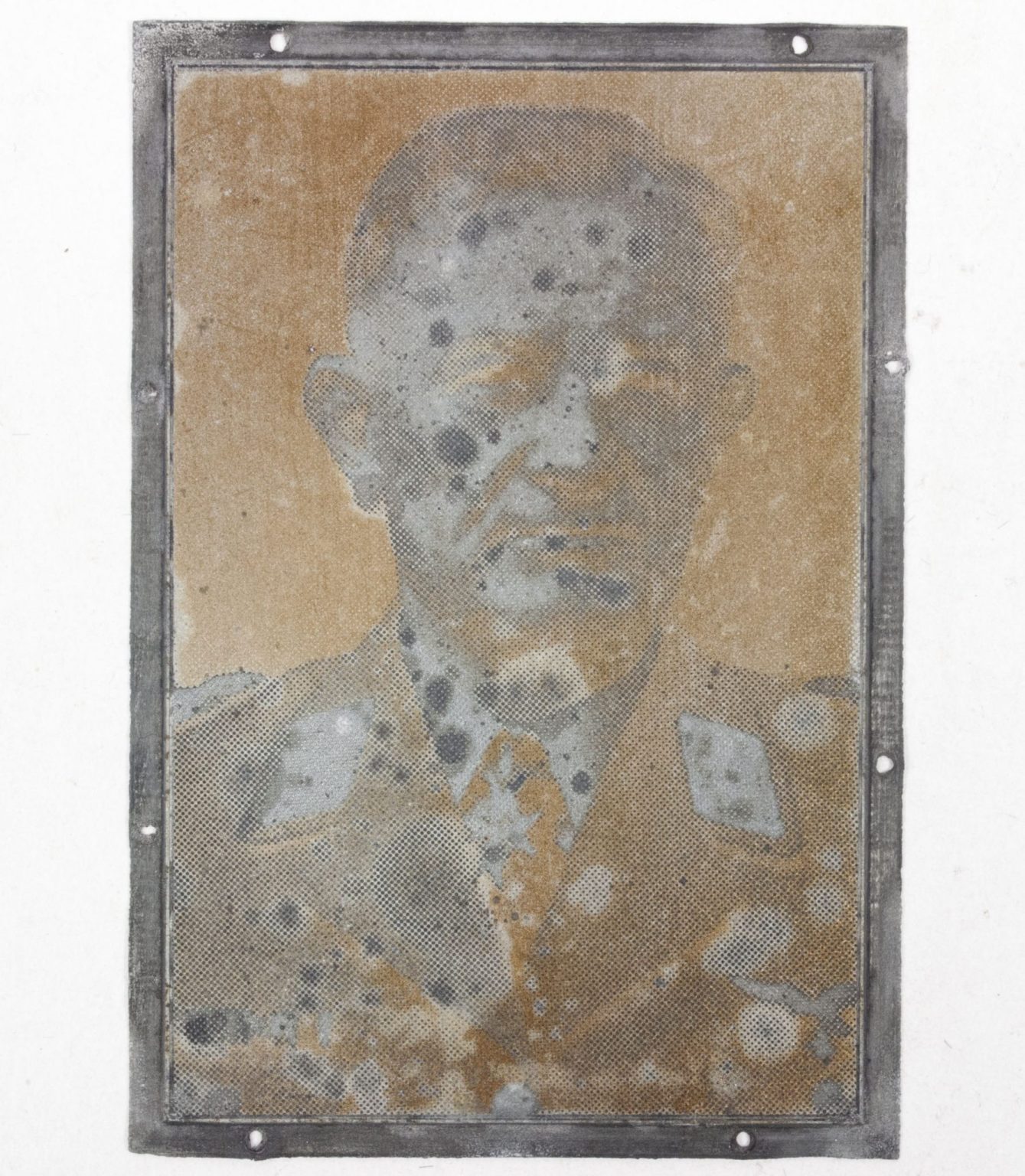 General der Flieger Friedrich Christiansen printing plate with original ...