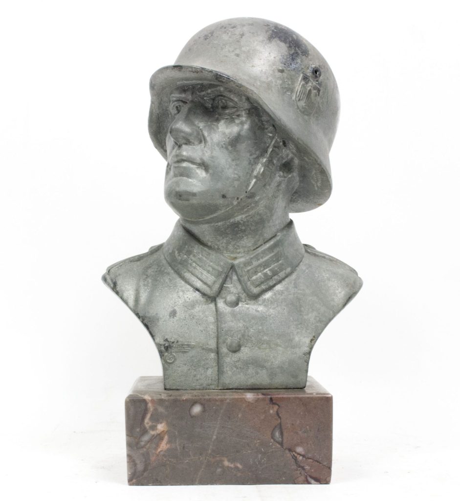 German World War II Soldiersbust (size 22 centimeters) by Otto Schmidt ...