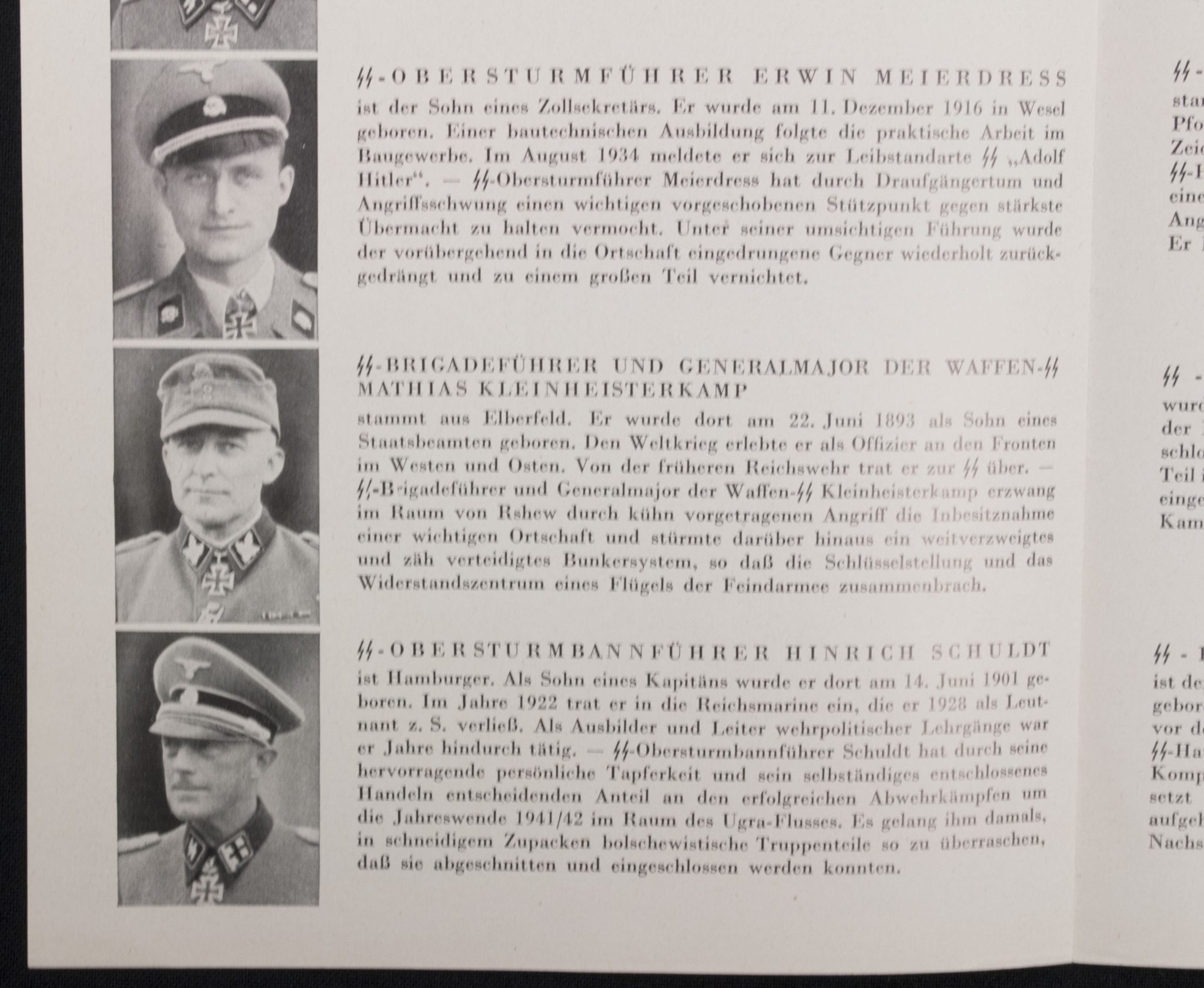 Die Ritterkreuzträger Der Waffen Ss Folge 3