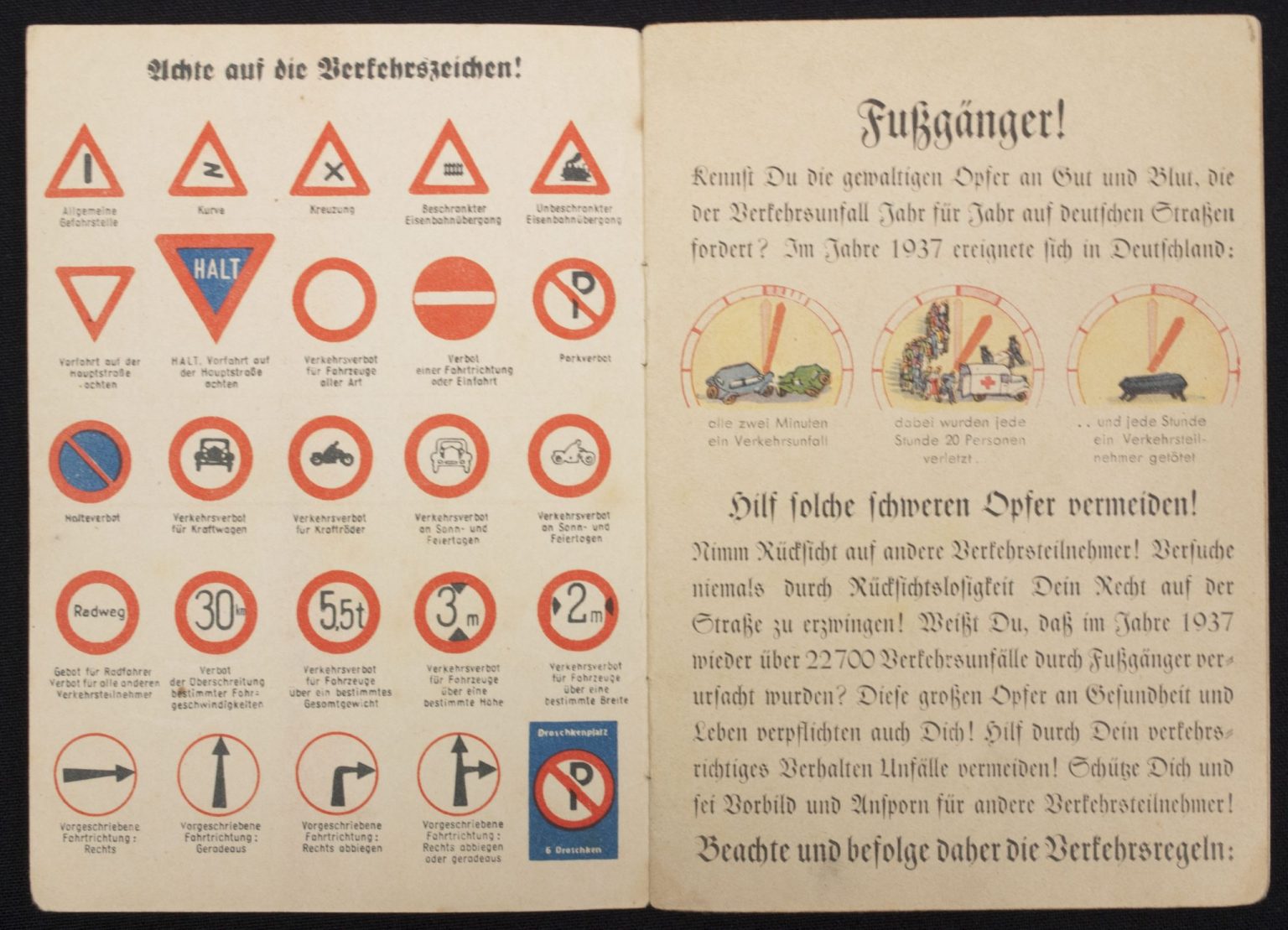 (Booklet) German WW2 Polizei – Fussgänger im Verkehr