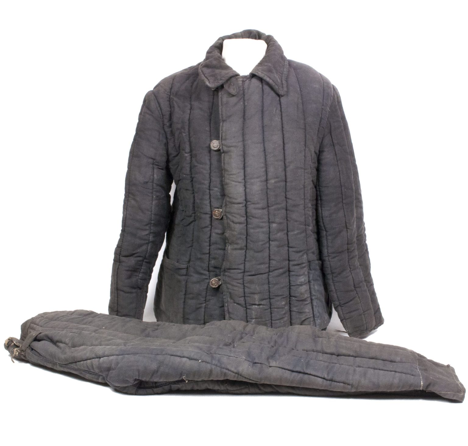 Russian prisonjacket “Telogreika” + trousers for German prisoners