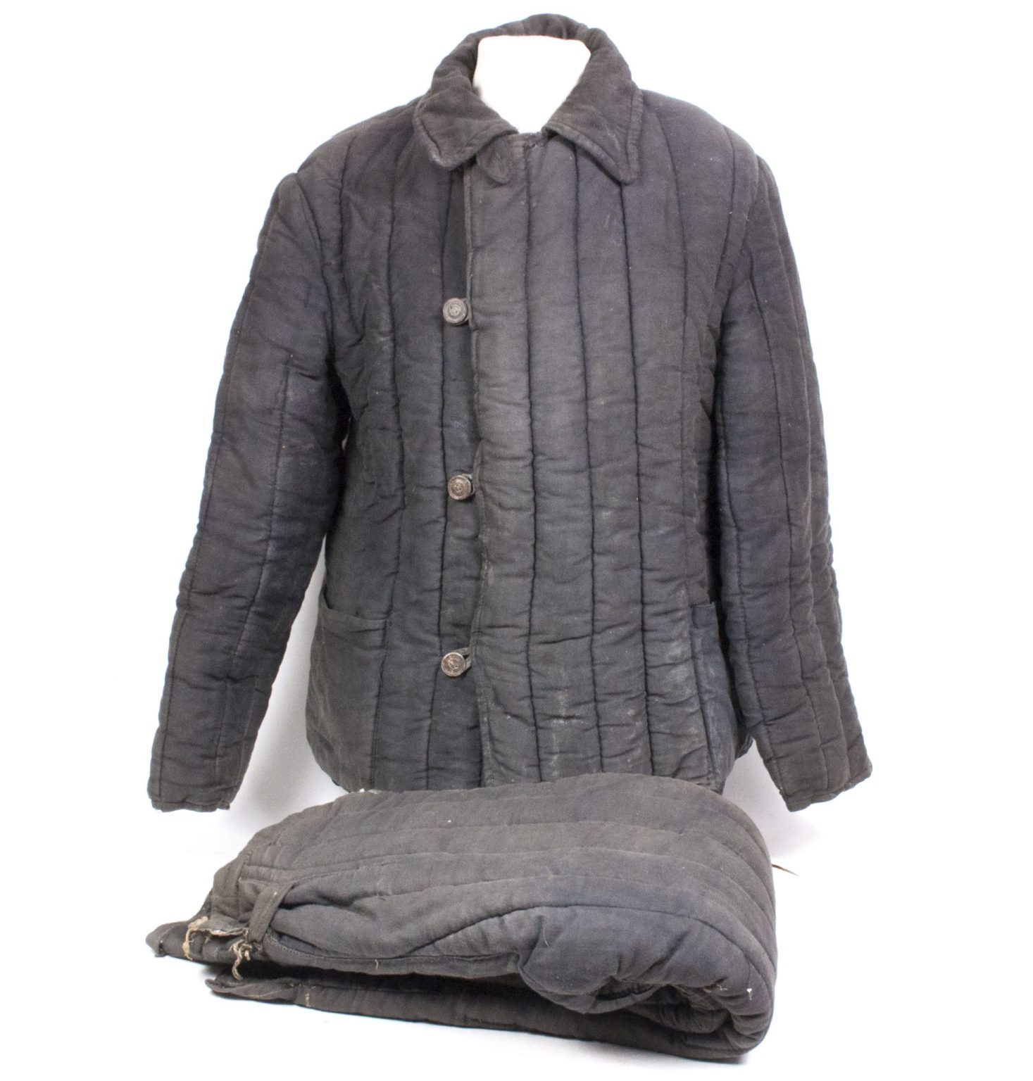 Russian prisonjacket “Telogreika” + trousers for German prisoners
