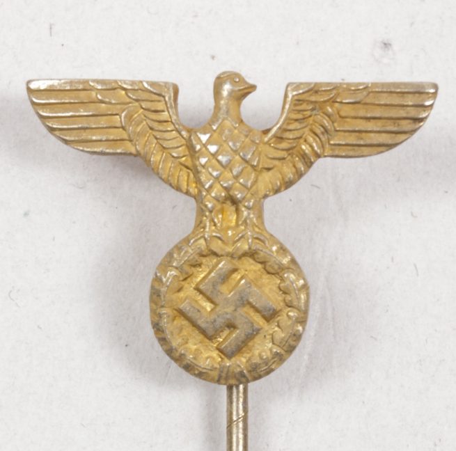 NSDAP political eagle stickpin gold color