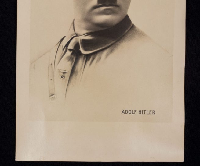 (Photo) Adolf Hitler large original early (!) photo (28×17,5 cm)