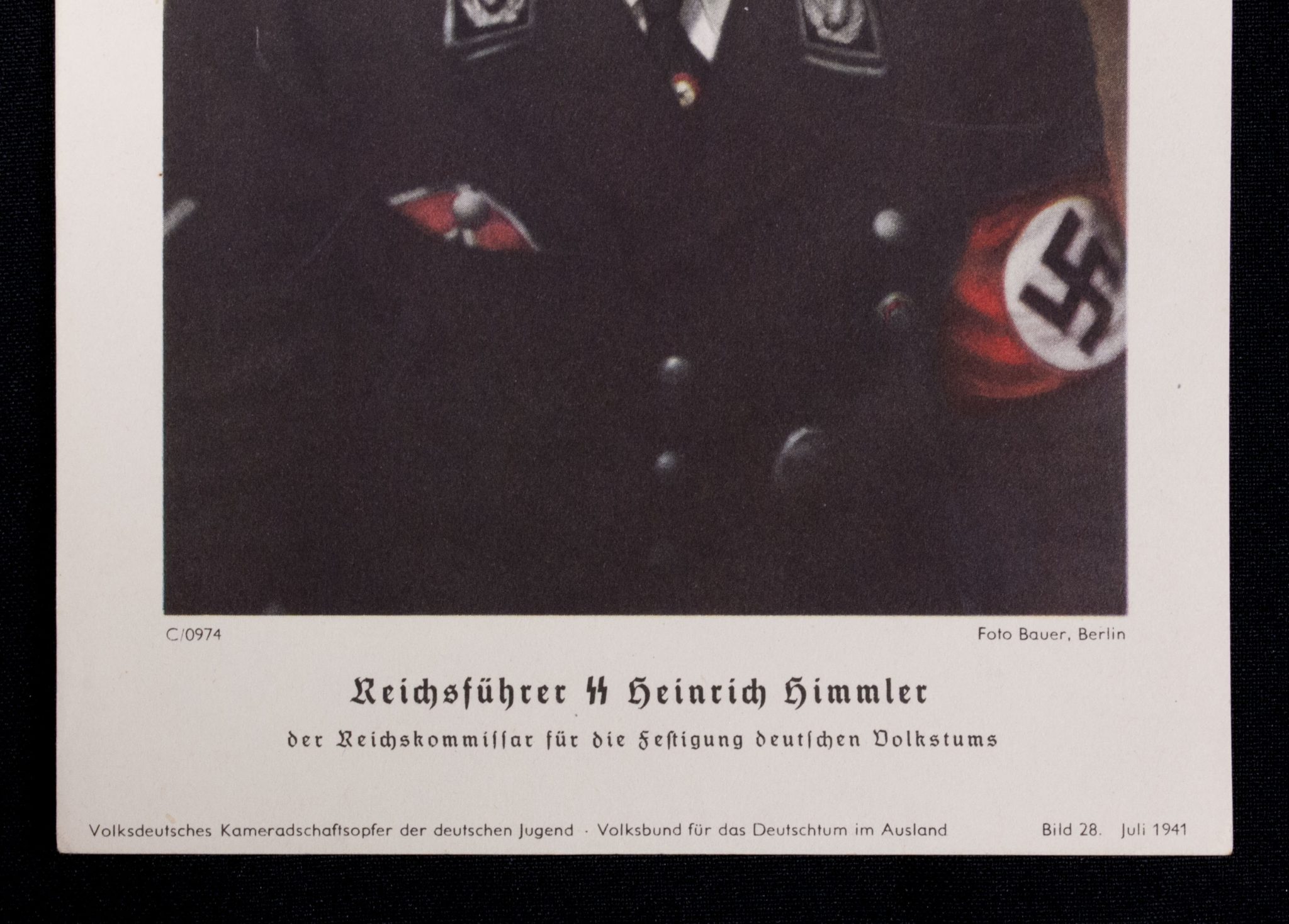 Reichsführer SS Heinrich Himmler Der Reichskommissar für die festigung ...