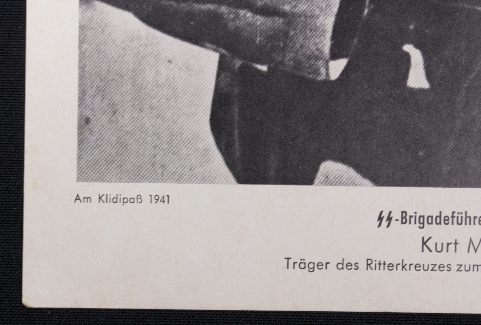 (Print) SS-Brigadeführer und Generalmajor der Waffen-SS Kurt Meyer “Panzermeyer” (30 x 21,5 cm ...