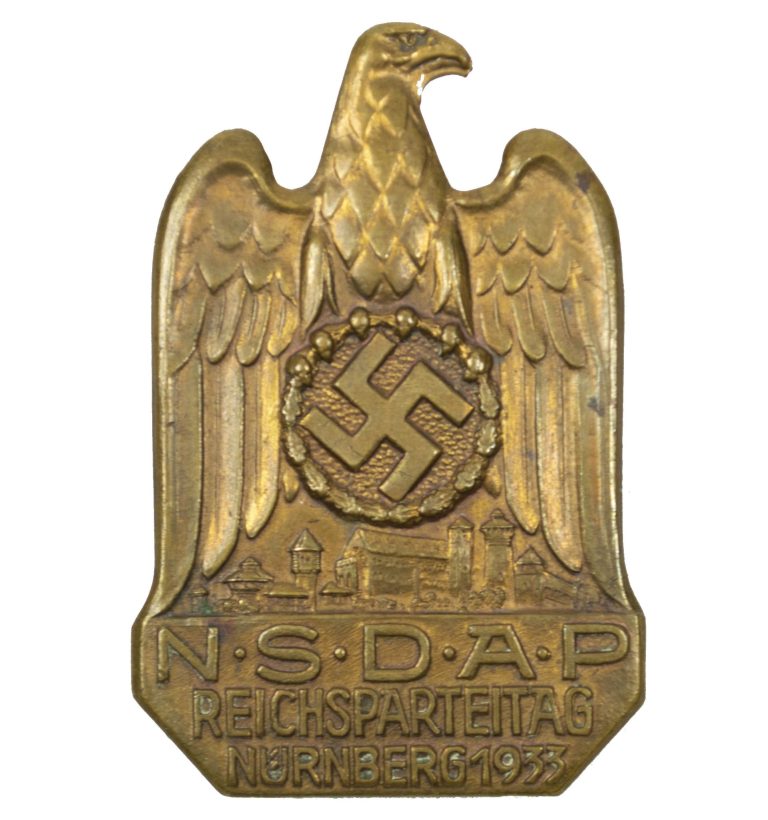 Reichsparteitag (RPT) 1933 badge – massive