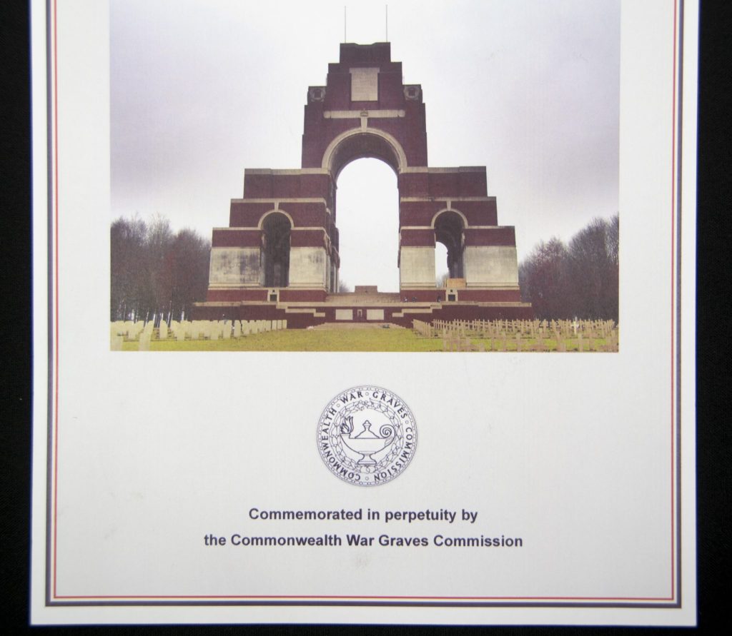 (British Army) First Day of the Somme 1 July 1916 – Memorial plaque of ...