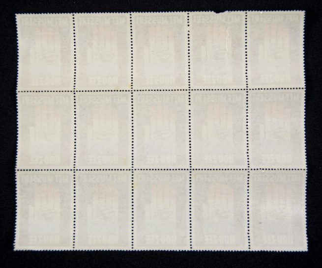 NSB stamp sheet (15x)
